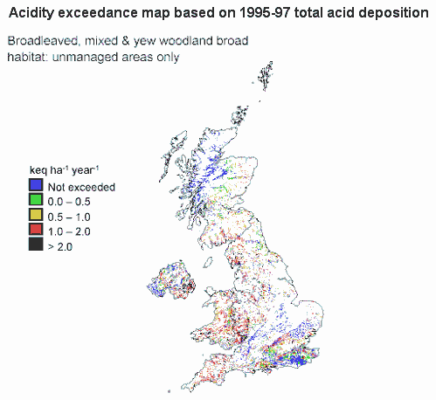 Soil sustainability - Critical loads - Forest Research