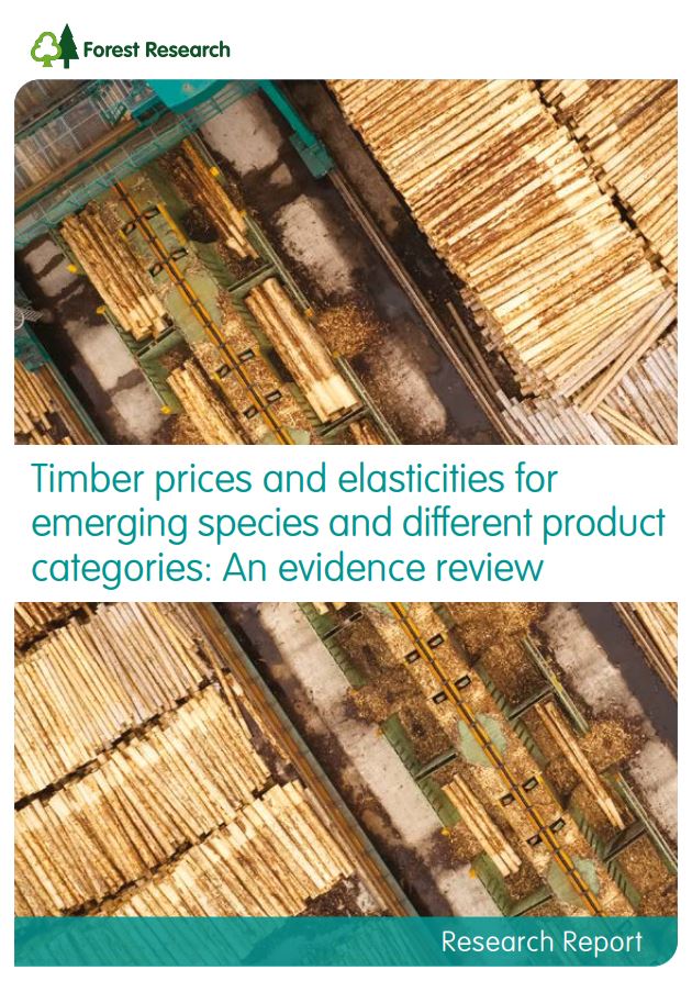 Timber prices and elasticities for emerging species and different ...