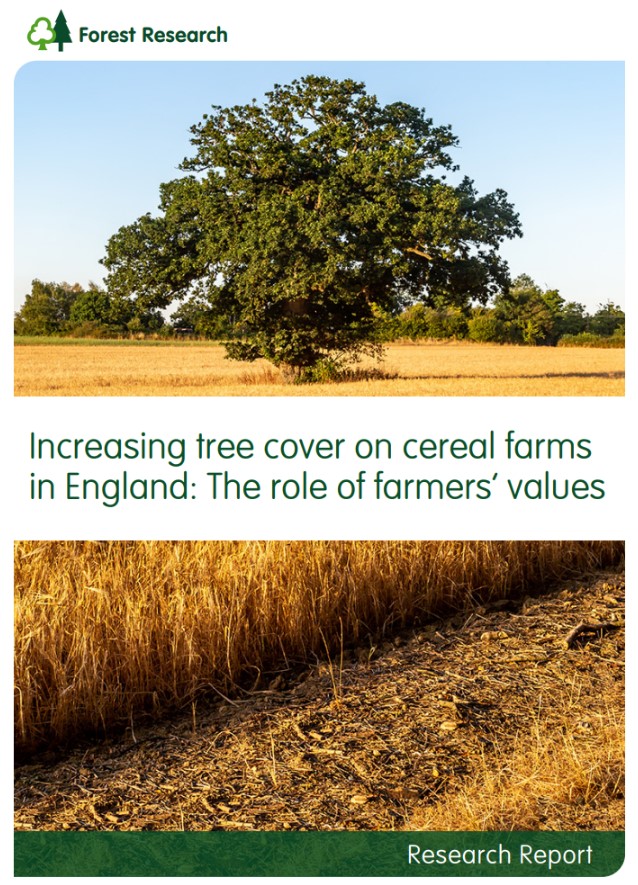 Increasing tree cover on cereal farms in England: the role of farmers ...