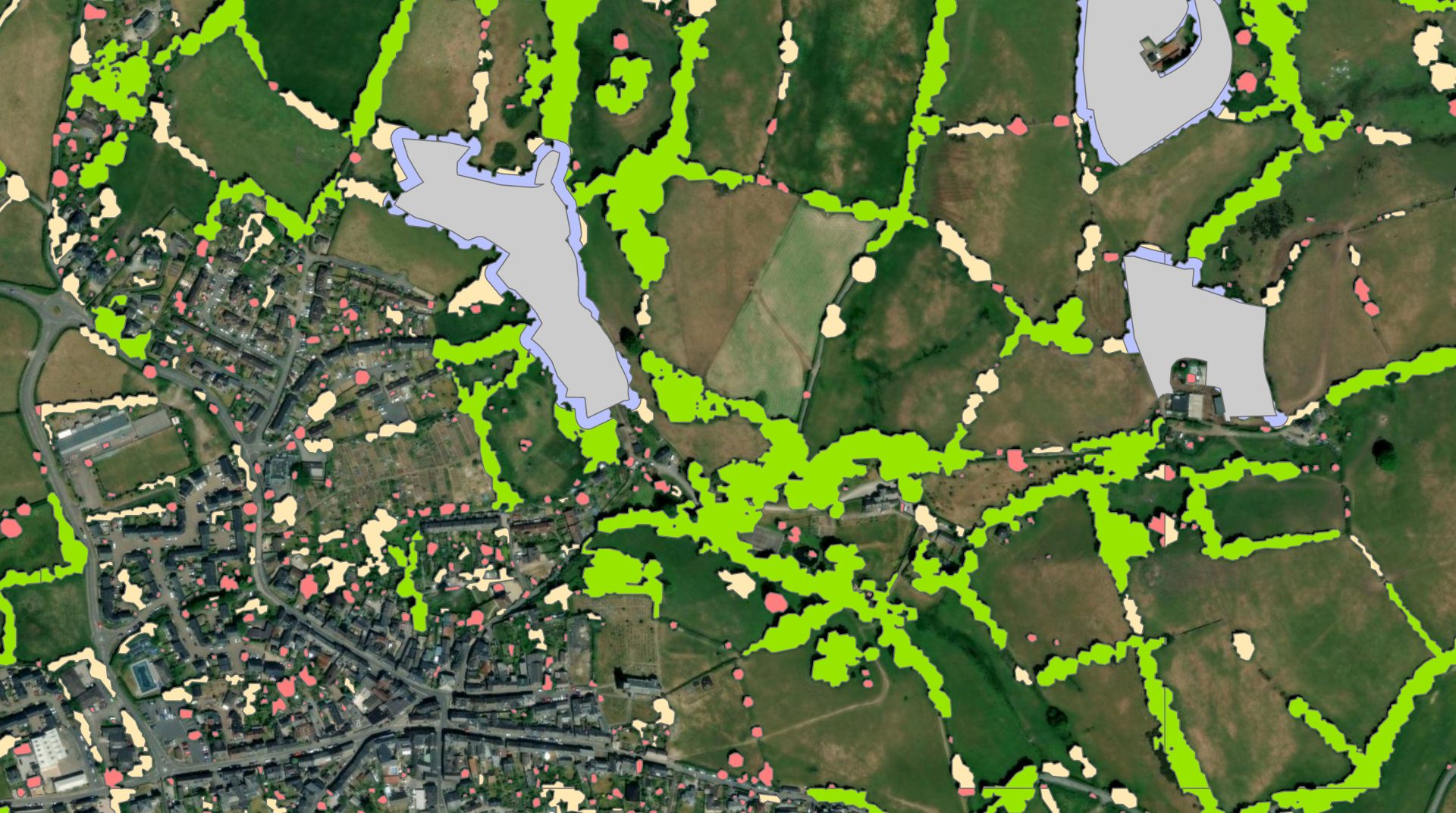 Trees Outside Woodland Map - Forest Research