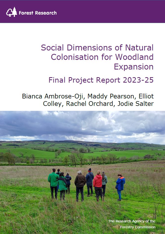 Social Dimensions of Natural Colonisation - Forest Research